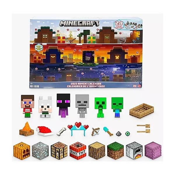 Minecraft  Advent Calendar マインクラフト アドベントカレンダースティーブがアドベントカレンダーを手に入れる！マインクラフトをテーマにした24日間のカレンダーで、クリスマスまでのカウントダウンを楽しんでください。初...