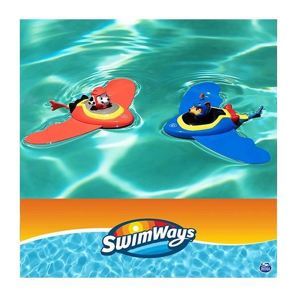 パウパトロールズームアレイSwimWaysのパウパトロールズームアレイスイミングプールのおもちゃは、驚くべき流体力学的アクションを備えた子供向けの水中グライダーです。このパウパトロールのおもちゃは、お気に入りの子犬、チェイスとマーシャルをプ...