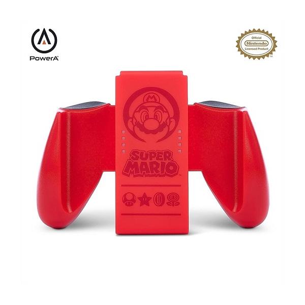 【Nintendo SWITCH】ニンテンドー スイッチ ジョイコン コンフォートグリップ スーパーマリオ PowerA Switch Joy-Con Comfort Grip - Super Mario ・どこでも快適なゲームプレイを実現...