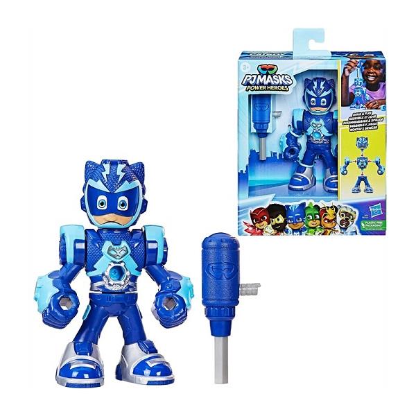 しゅつどう!パジャマスク パワーヒーローズ ビルダブルヒーローズ キャットボーイ アクションフィギュア PJ Masks Power Heroes Buildable Heroes, Catboy Action Figure組み立てられるヒ...