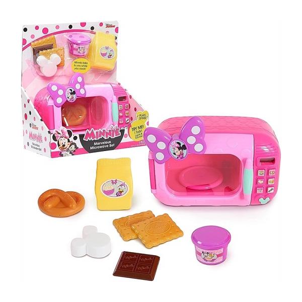 【ディズニージュニア】ミニーマウス マーベラス 電子レンジ セット電子レンジプレートが回転しタイマーを搭載リアルな電子レンジサウンドいろいろなおままごとアクセサリー付きライトアップ、リアルなサウンド可愛いミニーのフレーズを備えています。・単...
