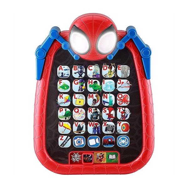 Disney ディズニー【Spidey スパイディ】 スパイダーマン おもちゃのキッズ タブレット子供用タブレット：スパイディをテーマにした子供用タブレットには、幼児のアクティビティが詰まった4つのゲームモード（文字、ゲーム、遊び、アドベン...