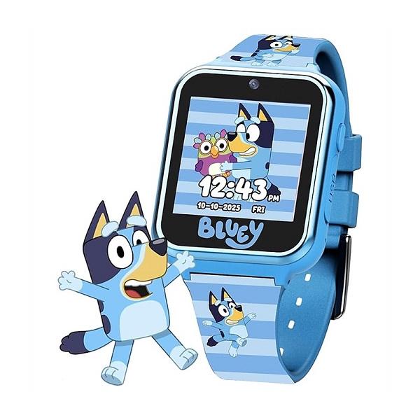 【Bluey】  ブルーイ タッチスクリーン スマートウォッチブルーイキッズ・スマート・ウォッチにはお子様が大人と同じようにスマート・ウェアラブルを楽しめるよう子供向けの機能が満載されているただし、大人用のスマートウォッチとは異なりこの時計...