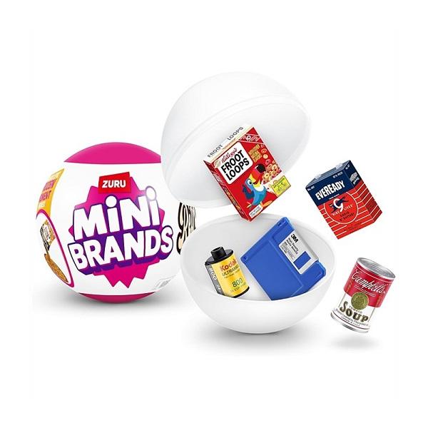 【5 Surprise 】 Mini Brands ミニブランズ レトロ ミステリーカプセルトイミニ・ブランド・レトロで、コダック、キャンベルズ、エナジャイザーなど、お気に入りのレトロブランドのノスタルジーを満喫してください！フローズンモー...