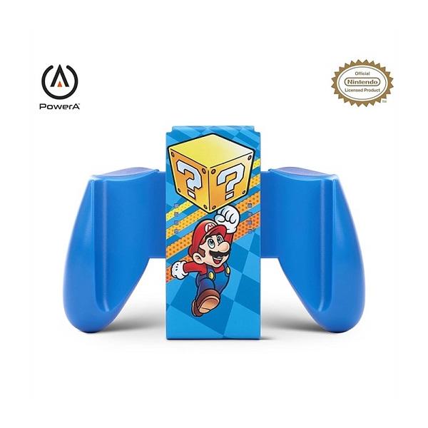 【Nintendo SWITCH】ニンテンドー スイッチ ジョイコン コンフォートグリップ ミステリーブロックマリオ・どこでも快適なゲームプレイを実現する、軽量で人間工学に基づいたデザイン・快適性を高めるダブル注入ゴム製グリップ・簡単なスラ...