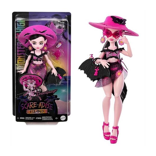 【Monster High】 モンスターハイ ドラキュローラ ファッションドールモンスターハイのドラキュラ人形は、血も凍るようなドリンクとSPF500を持って、ビーチで大騒ぎする準備万端。スケアパラダイス島での素敵な休暇には、ファンタスティ...