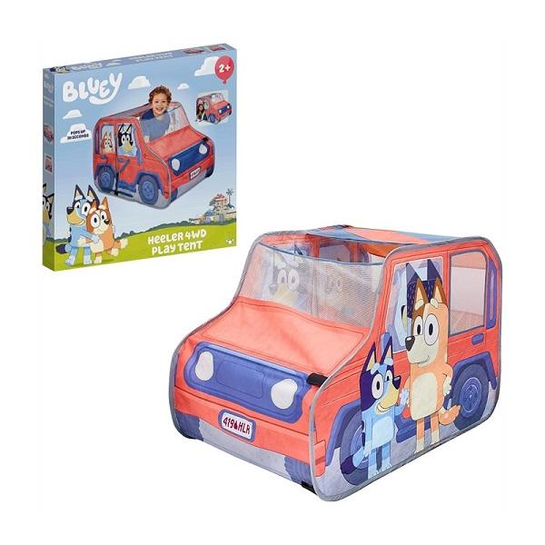 【Bluey】 ブルーイ ヒーラー4WDポップンファンプレイテント/ポップアップ テントブルーイ・ヒーラー4WDプレイテント（ポップアップ式、窓とドア付き）何時間でもアクティブに楽しめる想像力をかき立て、アクティブな遊びを促進します。素早く...
