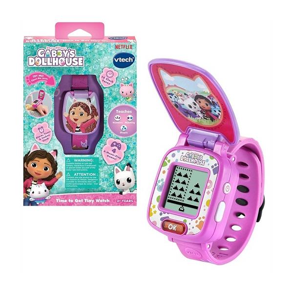 【VTech】ギャビーのドールハウス ラーニングウォッチタイム・トゥ・ゲット・タイニー・ウォッチ手首でミニ・ドールハウスの冒険を楽しもう。この子供用腕時計の表紙にはギャビーが描かれ、大ヒット番組「ギャビーのドールハウス」のキャラクターが登場...