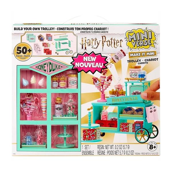 MGA ミニバースハリーポッターMAKE IT MINI ハニーデュークス トローリー：ハリー・ポッター映画に登場するハニーデュークスをテーマにしたミニトローリーを組み立てよう各パックには50個以上のパーツが同梱されておりハニーデュークス風...