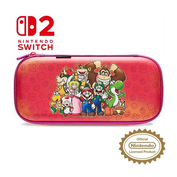 【PowerA】<br>【Nintendo Switch 2】デラックス トラベル ケーススーパーマリオスリムプロテクションケースアイコニックデザイン：お気に入りの任天堂ゲームやキャラクターをモチーフにしたケースで、Ninten...