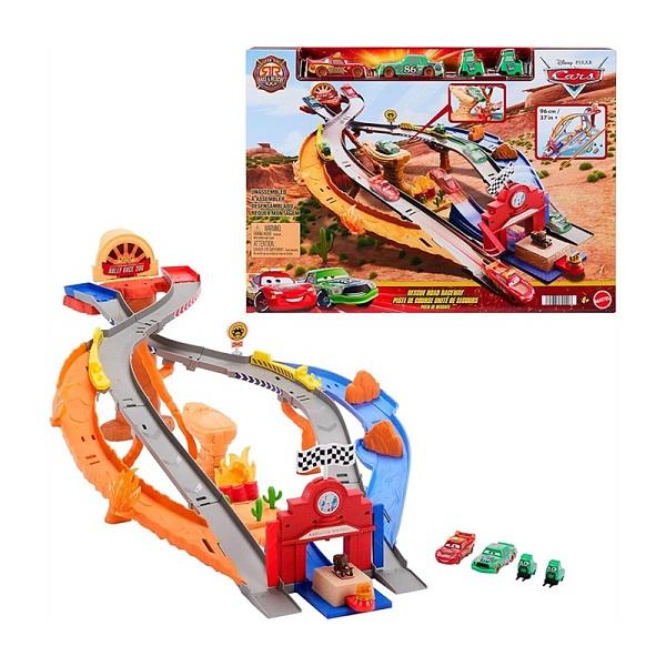 【Disney Pixar】 ディズニー CARS/カーズディズニー＆ピクサー『カーズ』ラジエーター・スプリングス レース＆レスキュー・ロード・レースウェイ プレイセットでライトニング・マックィーンがチック・ヒックスとそのピティーズと対決こ...