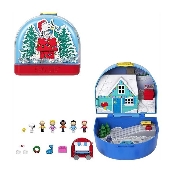 Polly Pocket Peanutsポーリーポケット ピーナッツ コレクターズコンパクトマイクロドール＆プレイセットスヌーピー＆ウッドストックポーリーポケットは30年以上にわたって、小さな世界と大きな驚きで世界中のファンを魅了してきまし...