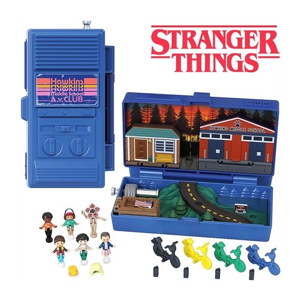 Polly Pocket ポリーポケットコレクタープレイセットストレンジャー・シングス コンパクト版キャラクター人形6体＆アクセサリー10点付きポーリーポケットは30年以上にわたって、小さな世界と大きな驚きで世界中のファンを魅了してきました...