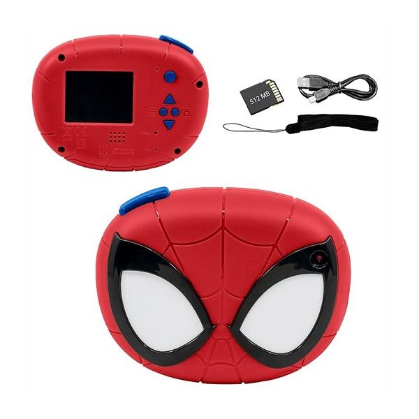マーベル スパイダーマンキッズ デジタルカメラ内蔵の子供向けコントロールを使ってボタンを押すだけで写真が撮れます屋内でも屋外でも、写真やビデオを簡単に撮影できますメモリーカード付き： 付属の512MB SDカードを使って写真やビデオを保存で...