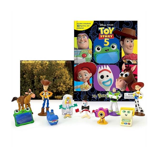 ディズニー ピクサー トイストーリー5 マイビジーブック英語絵本 フィギュア 10体入り本とおもちゃがすべて1つになったこのMy Busy Booksアクティビティキットには鮮やかに描かれた本、きちんと作られたフィギュア、巨大な耐久性のある...