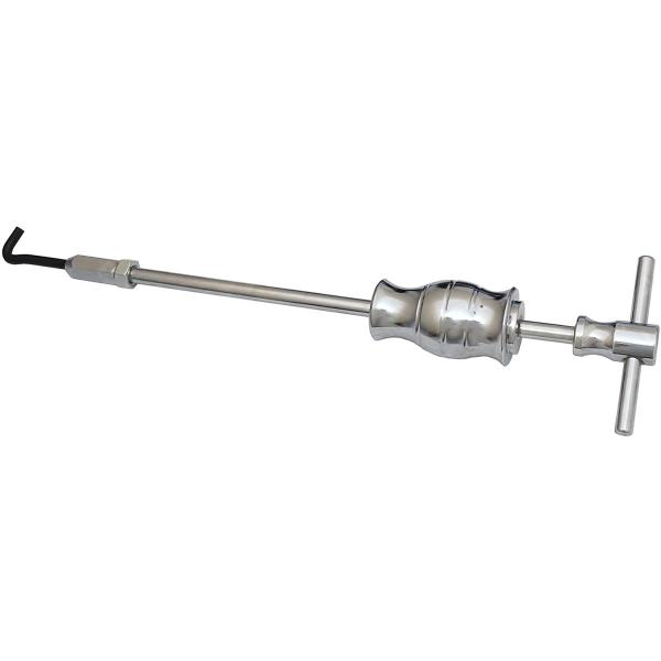 ホークタイプスライドハンマー 引き出し工具 溶接作業 鈑金作業 鈑金工具 車体工具直接へこむボディに溶接。ボディに穴を開けずにスライドハンマーで引っ張ります。ネジサイズ:M12×1.5 全長:435mm