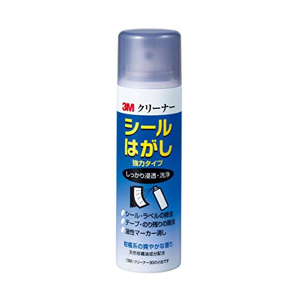 【商品名】　スリーエム(3M) 3M シールはがし クリーナー30 強力 ハードタイプ 100ml Cleaner30 MINI 【商品説明】　・容量:100ml・数量:1缶・柑橘系の香りでさわやかな使用感です。・梱包サイズ:幅38mm×奥...