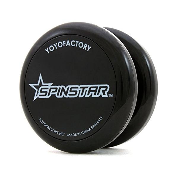 【商品名】　ヨーヨー スピンスター 初心者向けDVD付 ヨーヨーファクトリー (ブラック) 【商品説明】　・からまっても大丈夫！カンタンに分解可能・ハイパーヨーヨー世代の大人はもちろん、子どもでも使いやすいサイズバランス・ヨーヨー初心者向け...