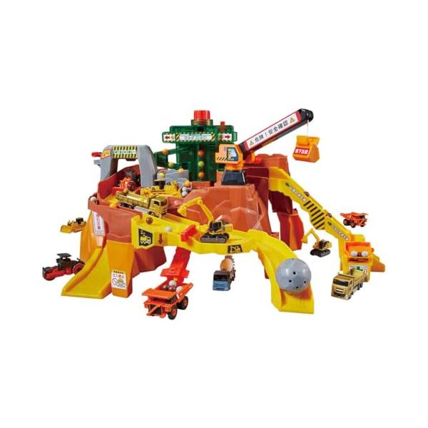 【商品名】　タカラトミー(TAKARA TOMY) トミカ 岩がゴロゴロビッグ工事現場 【商品説明】　・パッケージサイズ: W375×H295×D150mm 【サイズ】　高さ : 15.30 cm　横幅 : 29.30 cm　奥行 : 38...