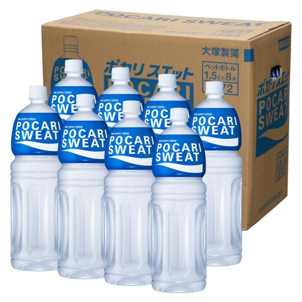 【商品名】　大塚製薬 ポカリスエット 1500ml×8本 【商品説明】　・<b>サイズ :</b> 94x306 1620g・<b>内容量 :</b> 1500ml・<b>原材料 ...