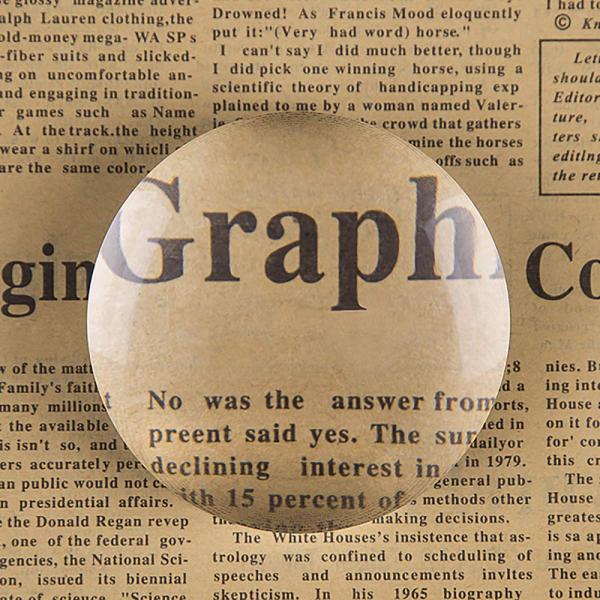 【商品名】　BIJIA 拡大鏡 ルーペ アクリル 半円形 半球 文鎮鏡 地図 新聞 雑誌 拡大 クリスタル ペーパーウェイト 文鎮 デスクルーペ (65 【商品説明】　・【プレゼント】透明も高級感があって父の日、母の日、お中元、敬老の日、ク...