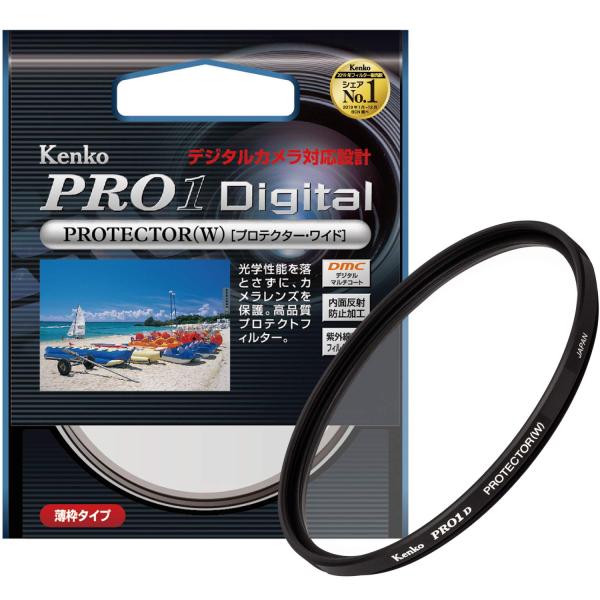 【商品名】　Kenko 49mm レンズフィルター PRO1D プロテクター レンズ保護用 薄枠 日本製 249512 【商品説明】　・コーティング:デジタルマルチコート・フィルターケース:角Pケース(紫外線吸収ケース)・枠の特徴:外周黒塗...