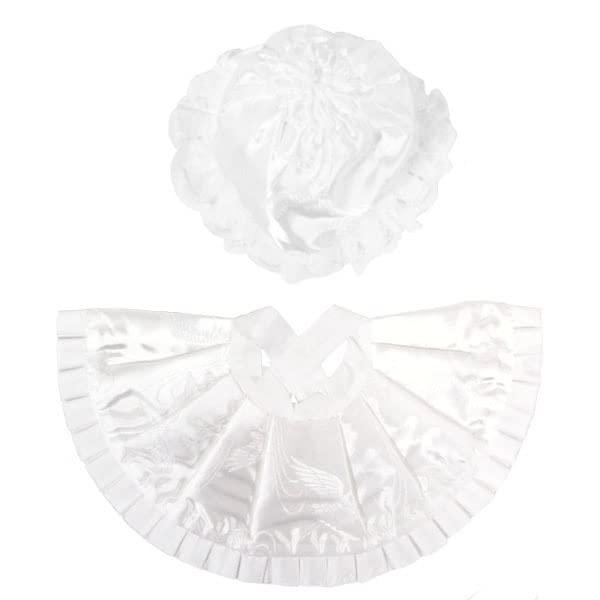 【商品名】　お宮参り 男の子 女の子 兼用 フードセット（帽子、よだれかけ）hudx07 【商品説明】　・05・06はアセテート、07・08はポリエステル・フード・よだれかけ セット・女の子もお使いいただけます。 【サイズ】　高さ : 1....