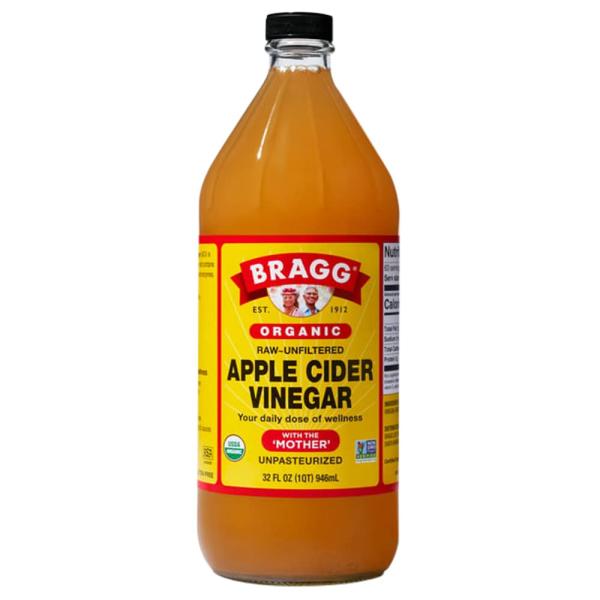 【商品名】　Bragg オーガニック アップルサイダービネガー 日本正規品りんご酢 酢酸菌 にごり酢 リンゴ酢 946ミリリットル (x 1) 【商品説明】　・USDA認定のオーガニックりんごを使用、原料:有機りんご、内容量:946ml、原...