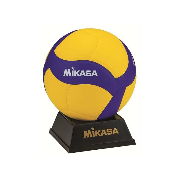 【商品名】　ミカサ(MIKASA) 卒団記念品 サインボール・マスコットボール バレーボール 飾れるボール架台付き V030W 【商品説明】　・ボール直径:約16.5cm・貼りボール・ボール素材:人工皮革・卒業記念品用サインボール・マスコッ...