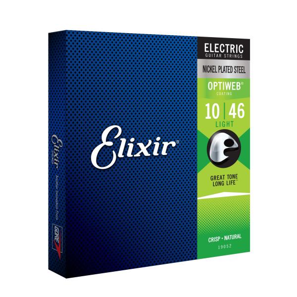 【商品名】　ELIXIR(エリクサー) Elixirエレキギター弦 OPTIWEB Light .010-.046 #19052 国内正規品 【商品説明】　・エリクサー弦は特殊で高度なポリマーコーティング技術によって、弦を汗や体の油分、汚れ...