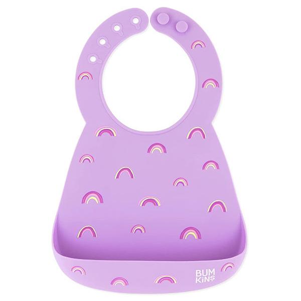 バンキンスの人気柄がシリコンビブになって登場。キャンディのようなポップな色合いで毎日のお食事をもっと楽しく！体にフィットする柔らかなシリコン製のお食事ビブ。お子様の成長にあわせて首周りのサイズを調整できます。ポケットが食べこぼしをキャッチし...