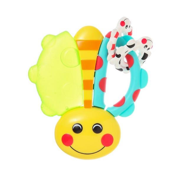 小さな手でも握りやすいハンドル。 歯の生えはじめのむずむずに。冷蔵庫で冷やしてひんやり気持ちいい。 振ると楽しいカラカラ音！●Sassy（サッシー）のおもちゃは幼児発達の専門家、 　小児科医など各方面のスペシャリストが監修しています。 【メ...