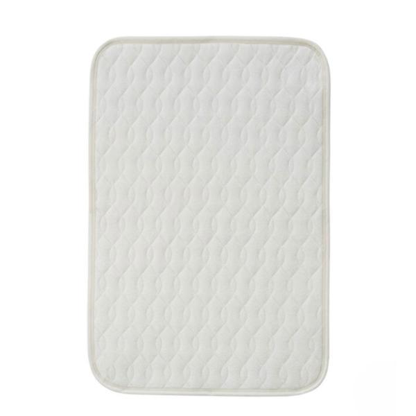 汗を吸収し、寝汗、おねしょから敷布団の汚れを防いでくれる防水パッドです。ミニお布団用のミニ防水パッド。ミニベビーベッド、ミニ羽毛布団セットなどと一緒にお使いください。・赤ちゃんの汗やおしっこなどを吸収する役割の「キルトパッド」と、敷布団が汚...