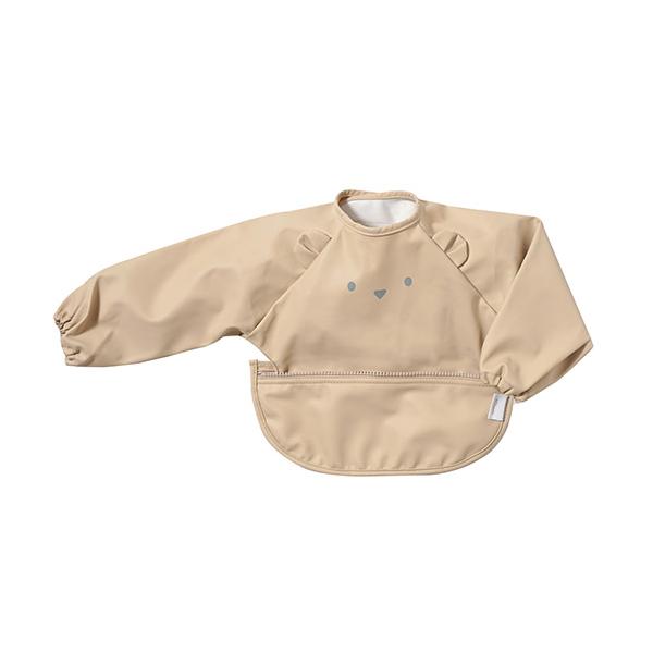 くるっとまとめて持ち運び。お食事エプロンとポーチの機能があわさった「ポーチロン」。■デザイン・お出かけ時に必要なカトラリーも、一緒に入れて持ち運べます。・使用後のエプロンやカトラリーをポーチの中に収納すれば、バッグを汚さずに持ち運ぶことが出...