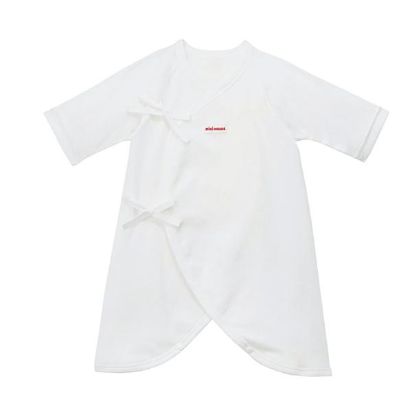 一年中いつでも快適に着ていただけるフライス素材のコンビ肌着です・伸縮性バツグン肌着の定番・吸水性・耐久性にすぐれた素材・安心の日本製・保温のための肌着・体温調節が苦手な赤ちゃんのために短肌着の上に重ねて使用・赤ちゃんのＭ型の足に合わせて、ま...