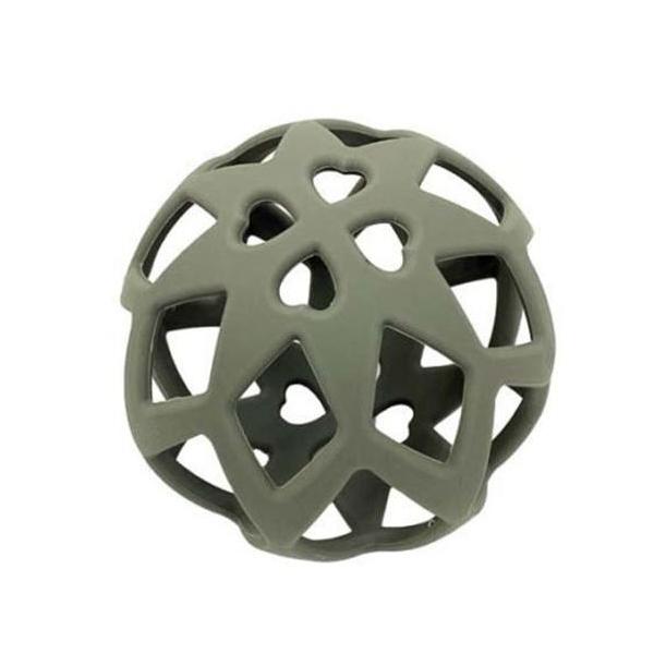 赤ちゃんが握りやすい柔らかなシリコン製のボールです。★柔らかなシリコン製でころんと丸いフォルムが可愛らしく、暖かみのあるカラー、さりげないロゴがおしゃれなデザインです。★ホルダーも通せるので、落下防止のためベビーカーやお洋服に付ければおでか...