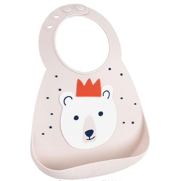 とっても柔らかいシリコン素材のお食事ビブ。柔らかいので着け心地もよく体にフィットします。汚れをさっと洗い流せていつも清潔にお使いいただけます。ポケットが食べこぼしをキャッチしてお食事を汚しません。お子様の成長に合わせて4段階に長さを調整でき...