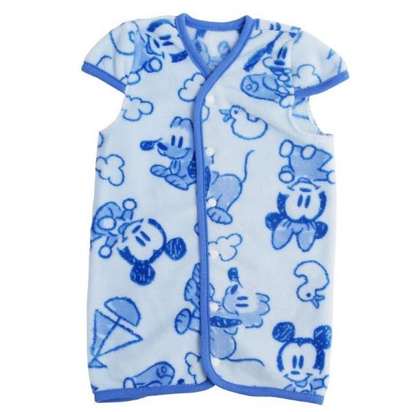 袖付きなので、お布団から肩が出ても冷えません。ホックの留め方を変えて、　　スリーパー＆カバーオールの2WAYタイプ。サンゴマイヤーのやわらかくて軽い素材です。毛玉ができにくく、静電気が起きにくい素材です。手洗いOKでいつでも清潔！【メーカー...