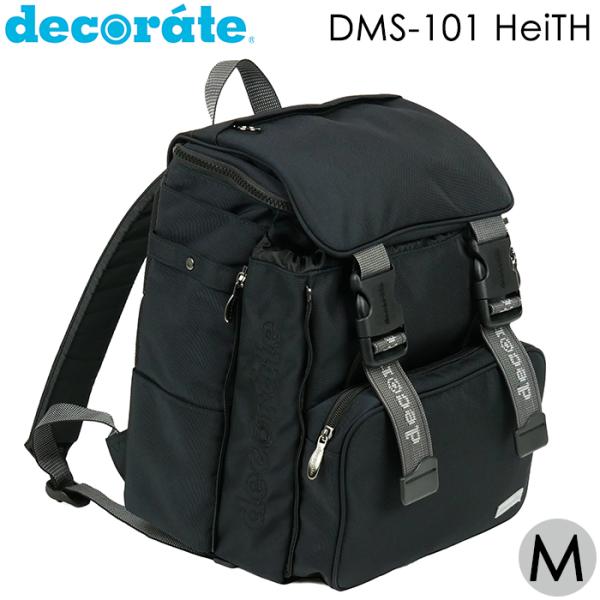 ランドセル型リュックサック スクールバッグ デコレート ブラック Mサイズ(20L) ＜商品説明＞メイン素材に採用した「CORDURAR fabric」は、通常のナイロン素材に比べて強度・耐久性に優れた生地。今回はその「CORDURAR f...