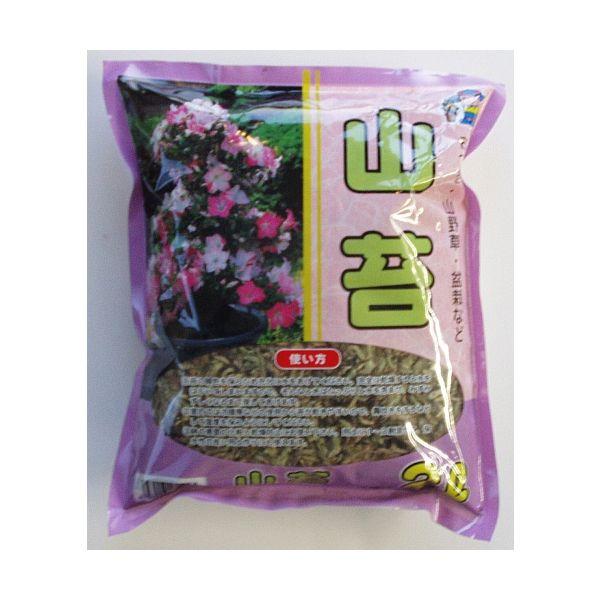 山苔　2L【特徴】天然の山苔を乾燥させ、微粒・微塵粉を取り除いた保水性・通気性を高める土壌改良材。【使い方】鉢植え・盆栽などの土の表面に敷き詰め、自然の風合を演出します。乾燥防止にも役立ちます。