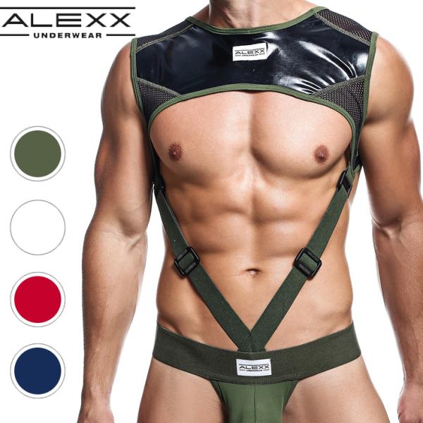 ブランド：ALEXX UNDERWEAR産地：コロンビア、素材：アメリカ合衆国素材：62.64％ポリエステル、23.40％ポリアミド、13.96％スパンデックス戦闘ハーネスのデザイン、股間が両側で繋がり、美しいラインと力強さで全世界を征服。...