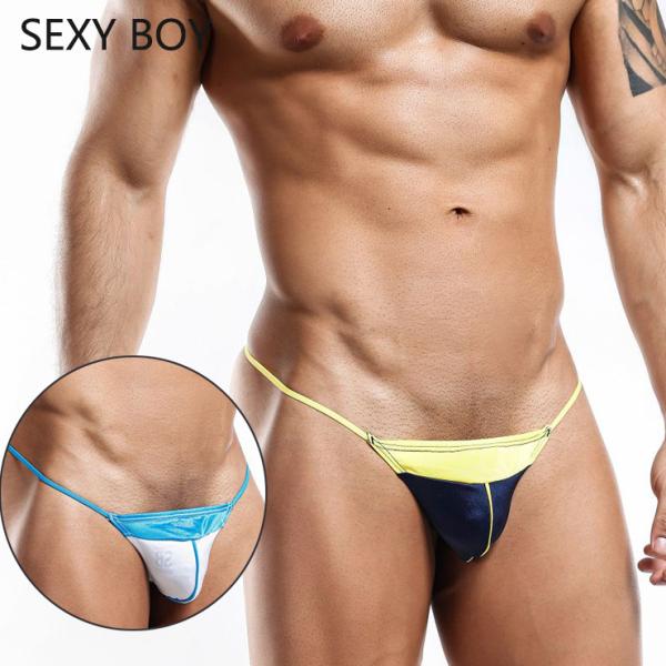 ブランド：SEXY BOY産地：コロンビア、素材：ポリアミド-スパンデックス超セクシーで男性的な魅力を見せてくれます。フロントは小さではなく、クラシックのセクシーなナイロンG-stringが登場！肌触りが良くライトで蒸れにくく、ヌード感覚で...