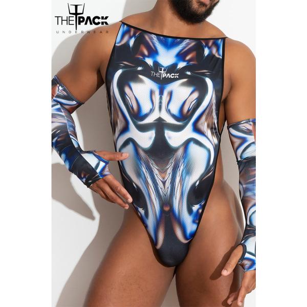 ◆ブランド：ThePackこのボディスでは、砂漠が宇宙と出会います - メタリックな色調と酸化した色を通して輝く別の険しい容赦のない風景. マッチした袖と組み合わせることで、このプリントは柔らかく構造化された外観に加わり、一緒に着ても快適で...