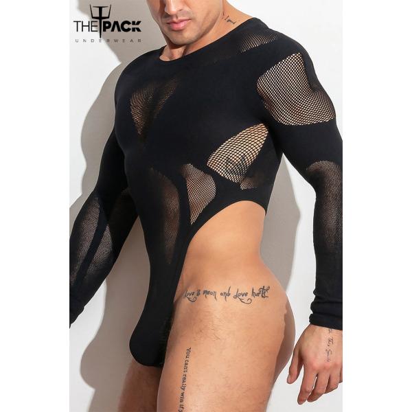 ◆ブランド：ThePack◆85% ポリアミド - 15% エラスタン◆伸縮性の高いオープン ニットウェアは適度に誘惑し、重要な部分であなたの魅力を披露します。トップス、タイツ、ボディスは、鮮やかなブルーまたは洗練されたブラックで展開され、...