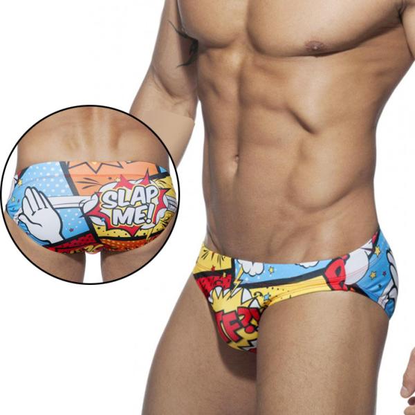 ■商品説明スイミングプール水着 男性用夏のビーチ若々しい活力に満ちた、欲望に満ちたブリーフ。誕生日プレゼント・バースデープレゼントなど。◆注意：※洗濯の際、他のものと分けてご面倒でも手洗いをおすすめします。洗濯後は形を整えてすぐに干してくだ...