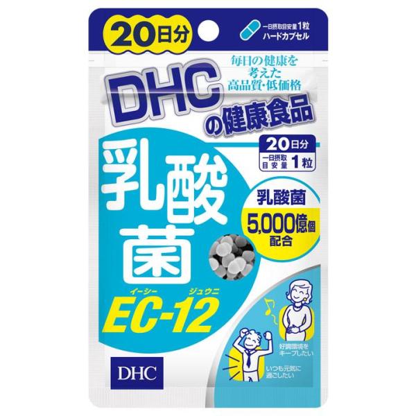 ・すこやかな毎日をサポートする善玉菌・DHCの「乳酸菌EC-12」は、善玉菌のひとつである乳酸菌、エンテロコッカスフェカリス菌のパワーをひきだしたEC-12を1日目安量あたり5000億個以上配合・すこやかな環境をバックアップするラクチュロー...