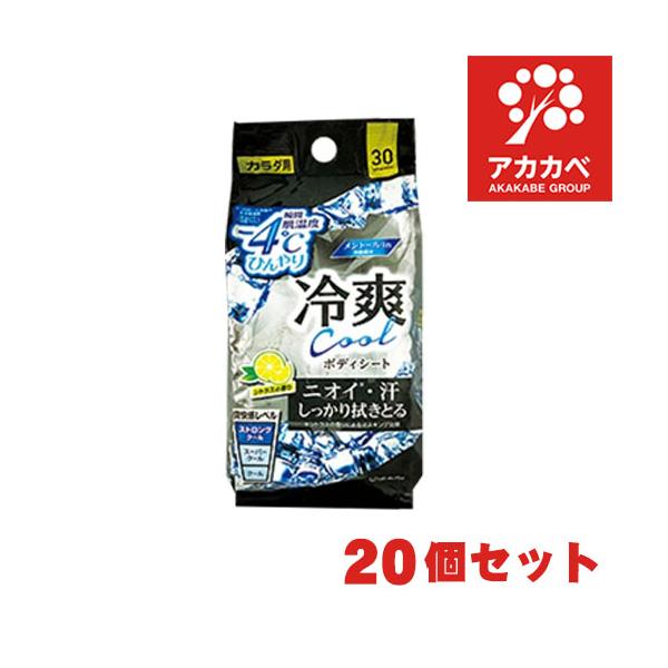 スッキリしたい男達へサラッと爽快！シトラスの香り銀クール感・レベル4※◆◆◆◆◇ ※当社比これ1枚で顔も体も全身使える！◆肌のベタつき・汗・皮脂・ニオイを拭きとる！<br>◆拭いた瞬間-4℃のひんやり感。※3回拭いた直後の肌表面...