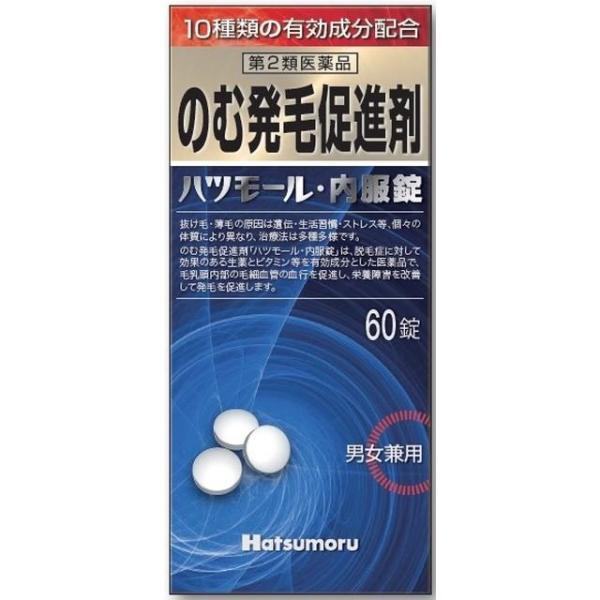・脱毛症に対して効果のある生薬とビタミン等を有効成分とした医薬品で，毛乳頭内部の毛細血管の血行を促進し，　栄養障害を改善して，体内から毛根部の障害を正常な状態によみがえらせることで発毛を促進します・神的なストレスや自律神経障害による円形脱毛...