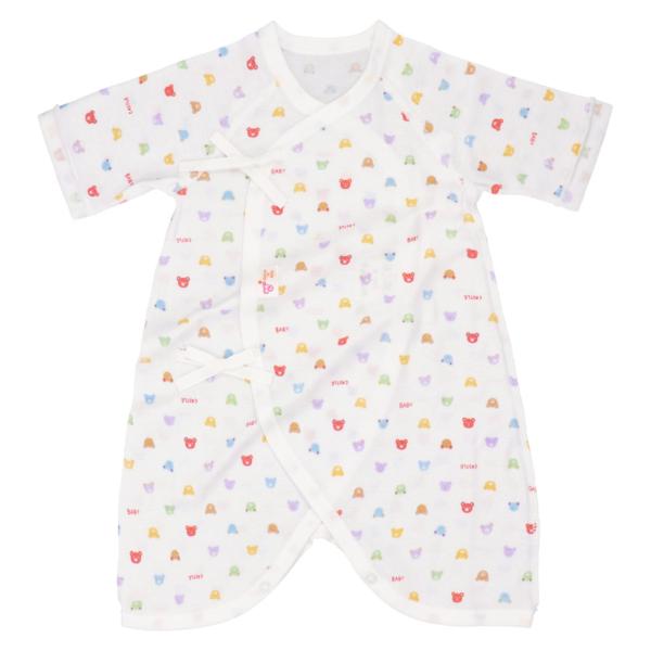 デリケートな赤ちゃんの肌に刺激を与えないように縫い目は平面縫製を採用。 型くずれしにくい衿のパイピングやほつれないひも先など、ベビー用品専門メーカのこだわりが詰まった肌着です。●着用時期の目安●フライス（春・夏・秋・冬）横方向の伸縮性にすぐ...