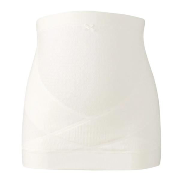 【妊婦帯・腹巻きタイプ（腹帯）】●伸縮性が高く、出産までのおなかの変化に対応して、おなかや腰をすっぽりとつつみこむ●裏打ち付きでおなかと腰をサポート●肌側は吸汗性の良い綿混素材を使用し、快適なはきごこち●下腹部から背中部分にまで内蔵された裏...